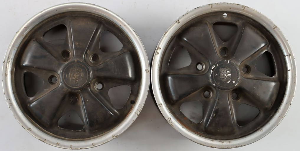 Porsche 2x Fuchs Rims For 5.5j X 14 For Type 911