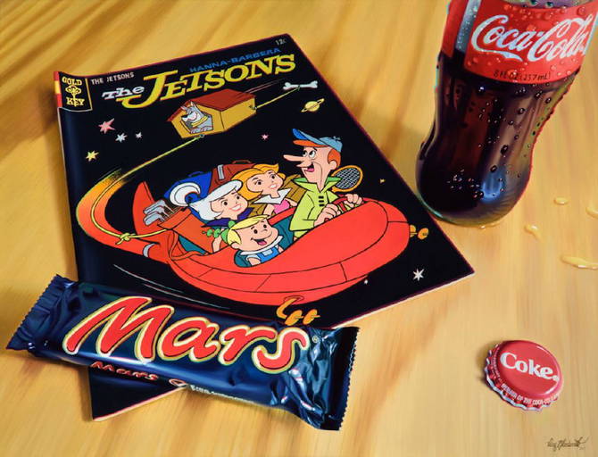 Doug Bloodworth,"Jetsons Mars",oil on canvas - Aug 29, 2018 | Bal ...