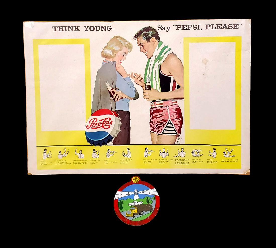 A vintage Pepsi Cola Ad and Shell Gas Plaque - Mar 28, 2020 ...