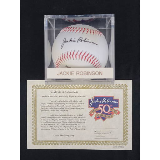 50th Anniversary Jackie Robinson Commemorative Signed
