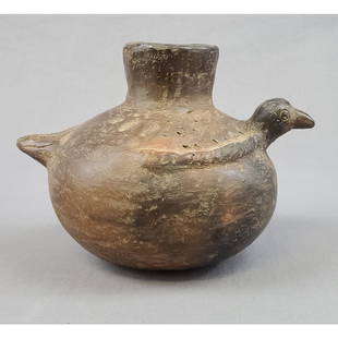 Mississippi Valley Precolumbian Effigy Pot