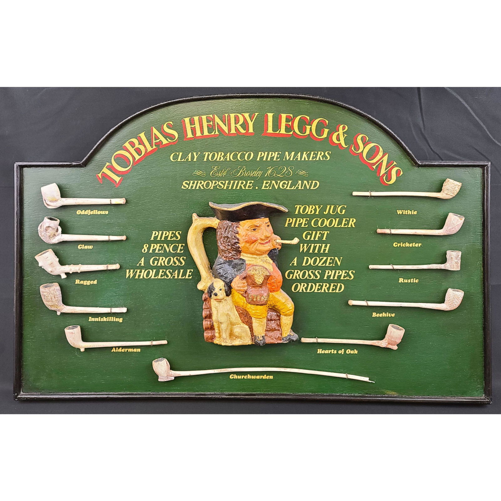 Tobacco Pipe Display For A Man Cave - Sep 26, 2020 | Rbfinearts in FL