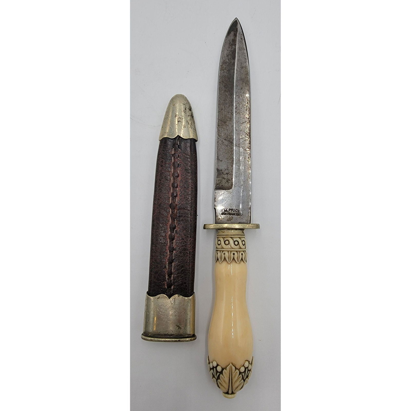 M. Price San Francisco 19th C Dagger w/ Sheath Signed - May 31, 2021 ...