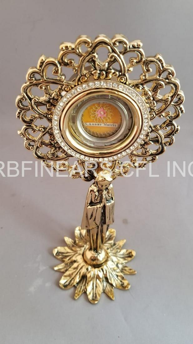 1st Class Relic of Saint Anne In A Gothic Praying Mary | Barnebys