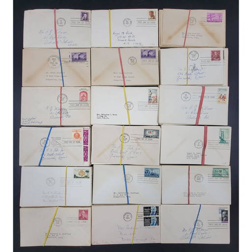 A Large Grouping Of First Day Issue Stamps Appx 180