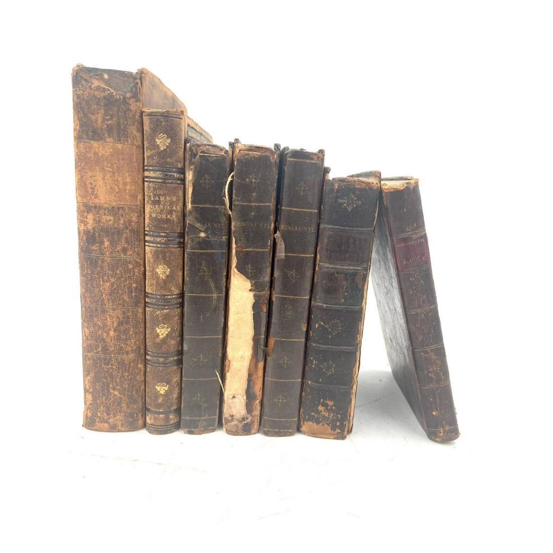 Collection Of 7 Early 19th Century Books And Novels