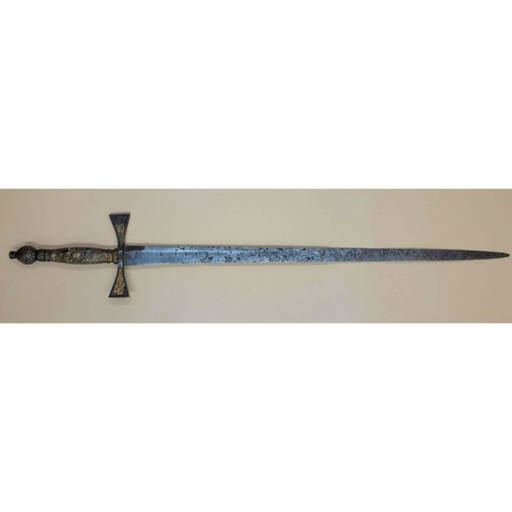 Antique 15 16th C Sword Passau Wolf Mark