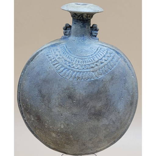 Ancient Egyptian Flask Ca 1069-525 Bc With Hieroglyphic Inscriptions ...