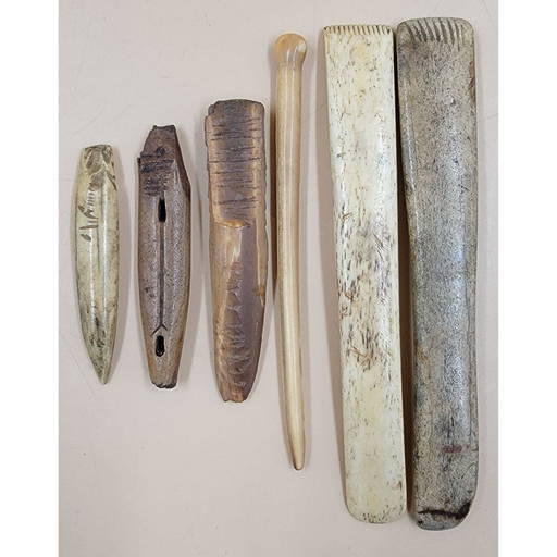 Lot Of 6 Antique Inuit / Alaskan Tools / Implements Early (#0049) on ...
