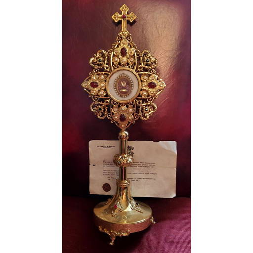 1st Class Relic, True Cross With Document. Exceptional Highly Ornate ...