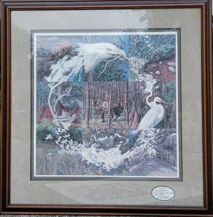 Limited Ed. Bev Doolittle "SACRED CIRCLE" Pencil & Pen Signed ...