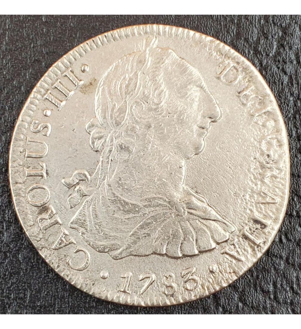 1783 Mexico 8r El Cazador Silver Coin, Shipwreck