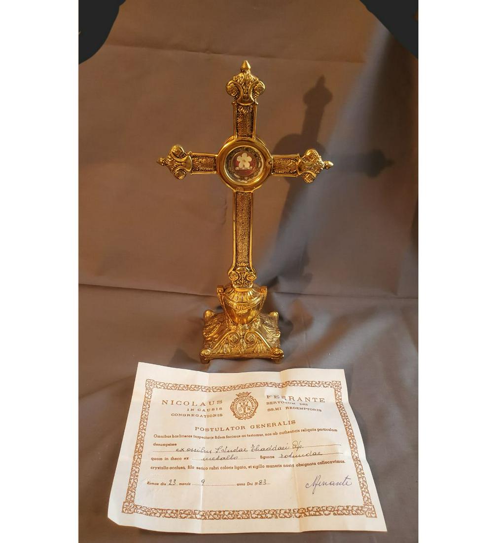 1st Class Relic Of Saint Jude The Apostle ( Bone), With Authentication ...