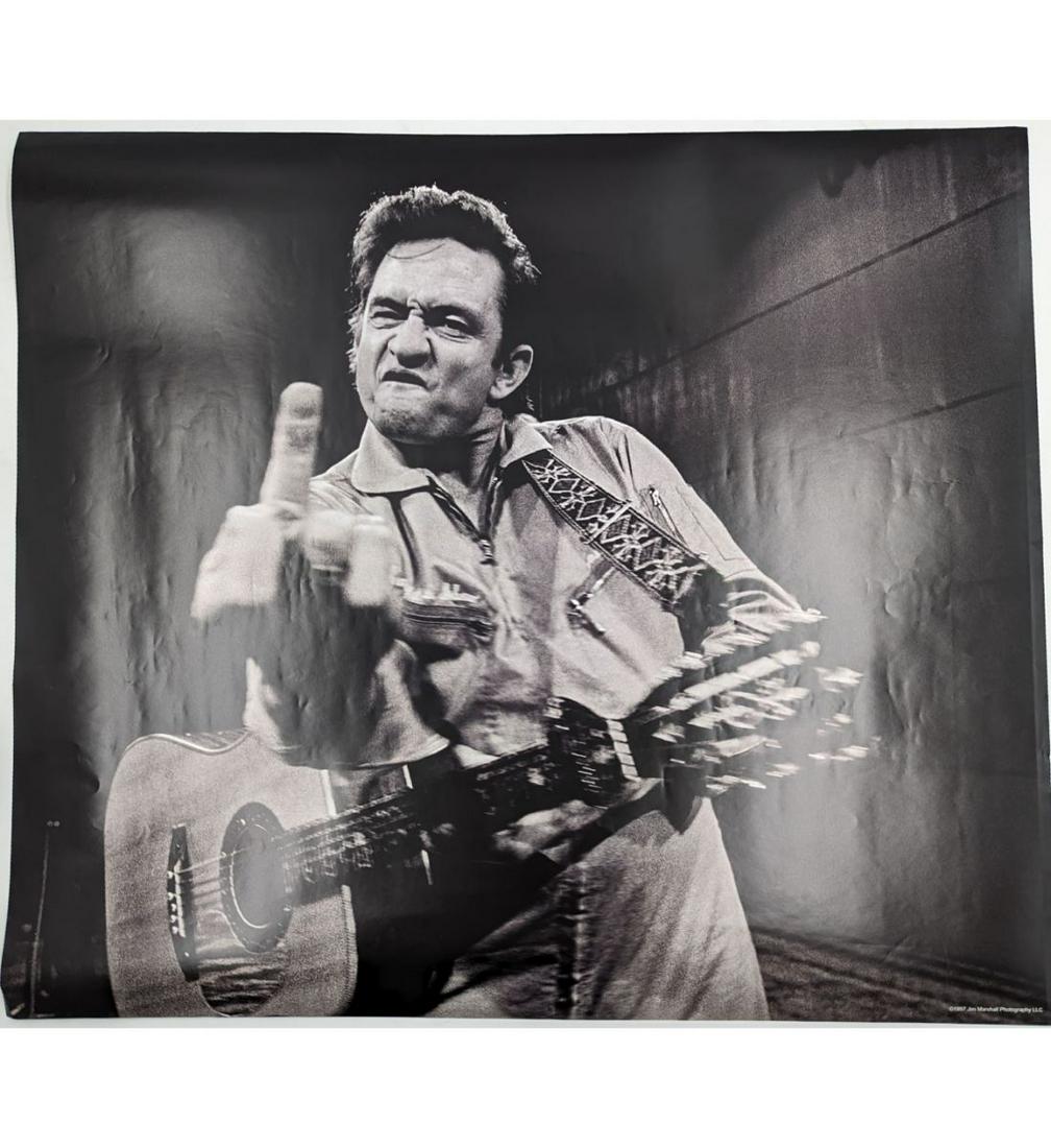 Johnny Cash "middle Finger" Large Print