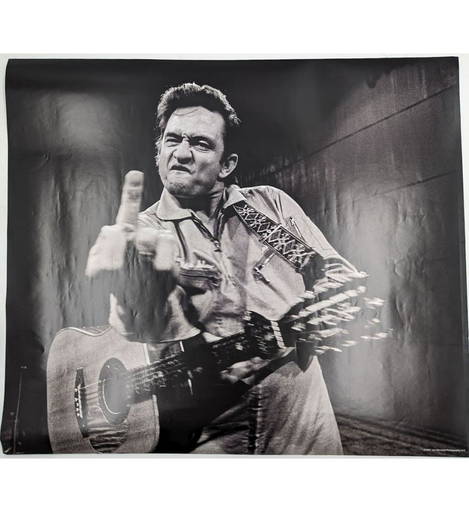 Johnny Cash "middle Finger" Large Print