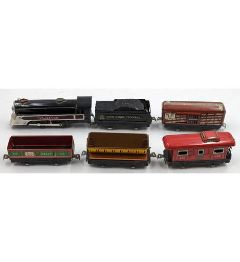 Vintage Marx Train Set With Rails And Motor