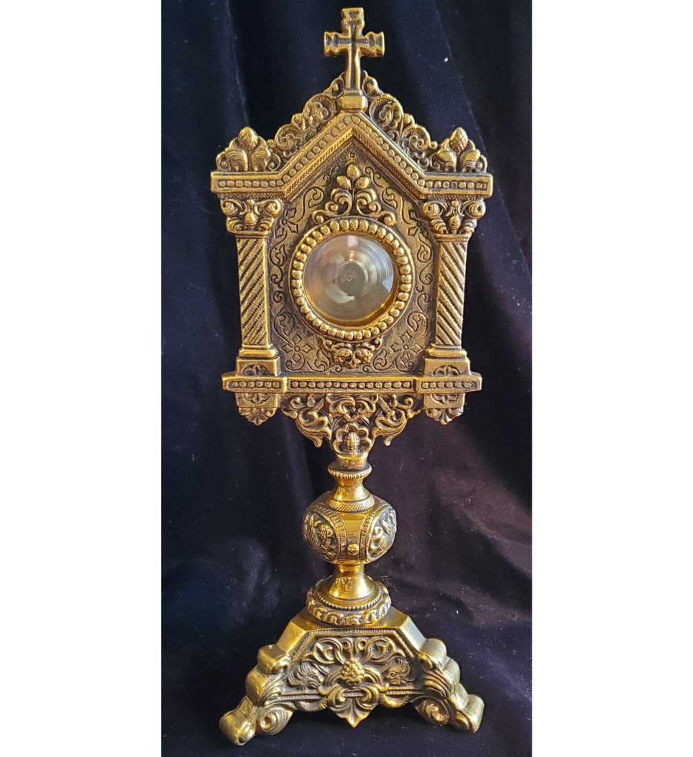 Extremely Large Altar Size Reliquary For Your Precious Relic Auction
