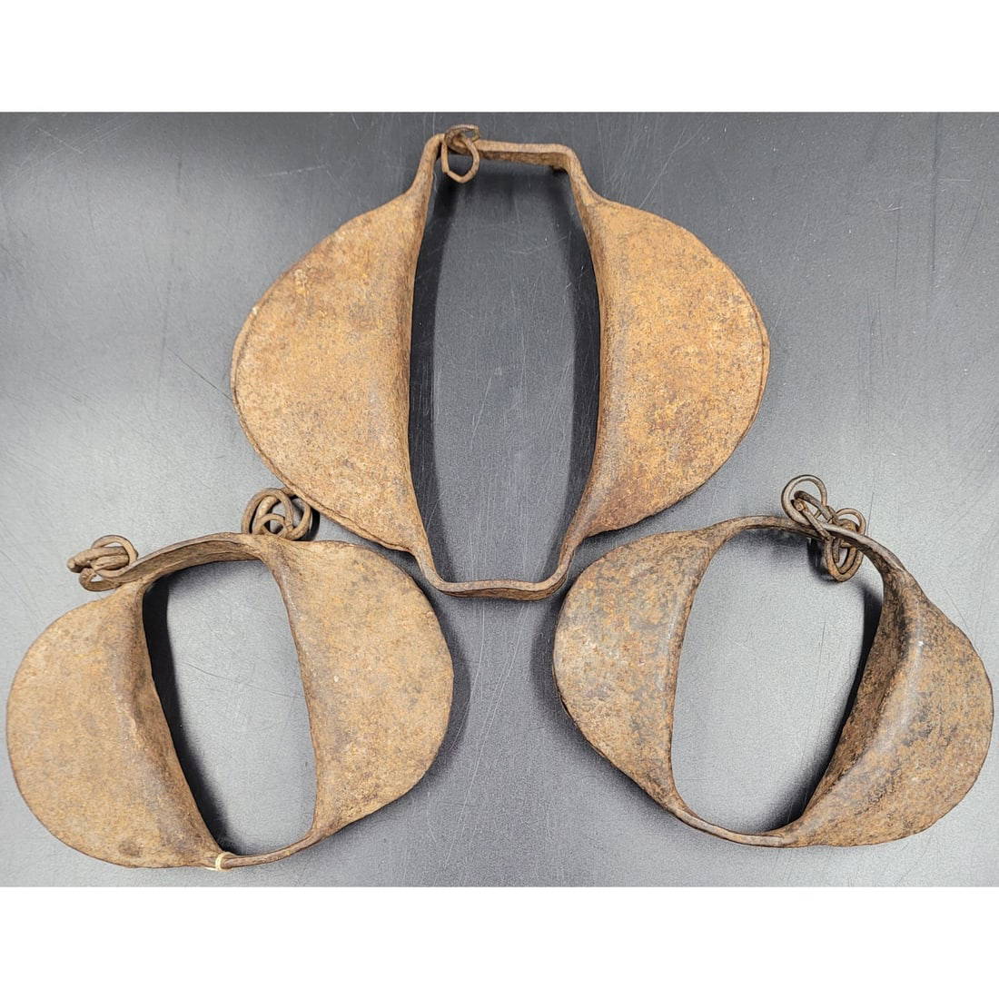 Lot Of 3 18th Century Slave Shackles Auction
