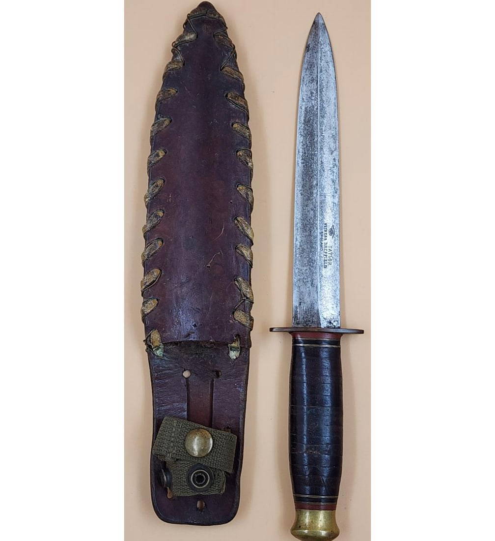 Antique Sheffield Dagger Stamped "taylor Witness Sheffield England" Auction