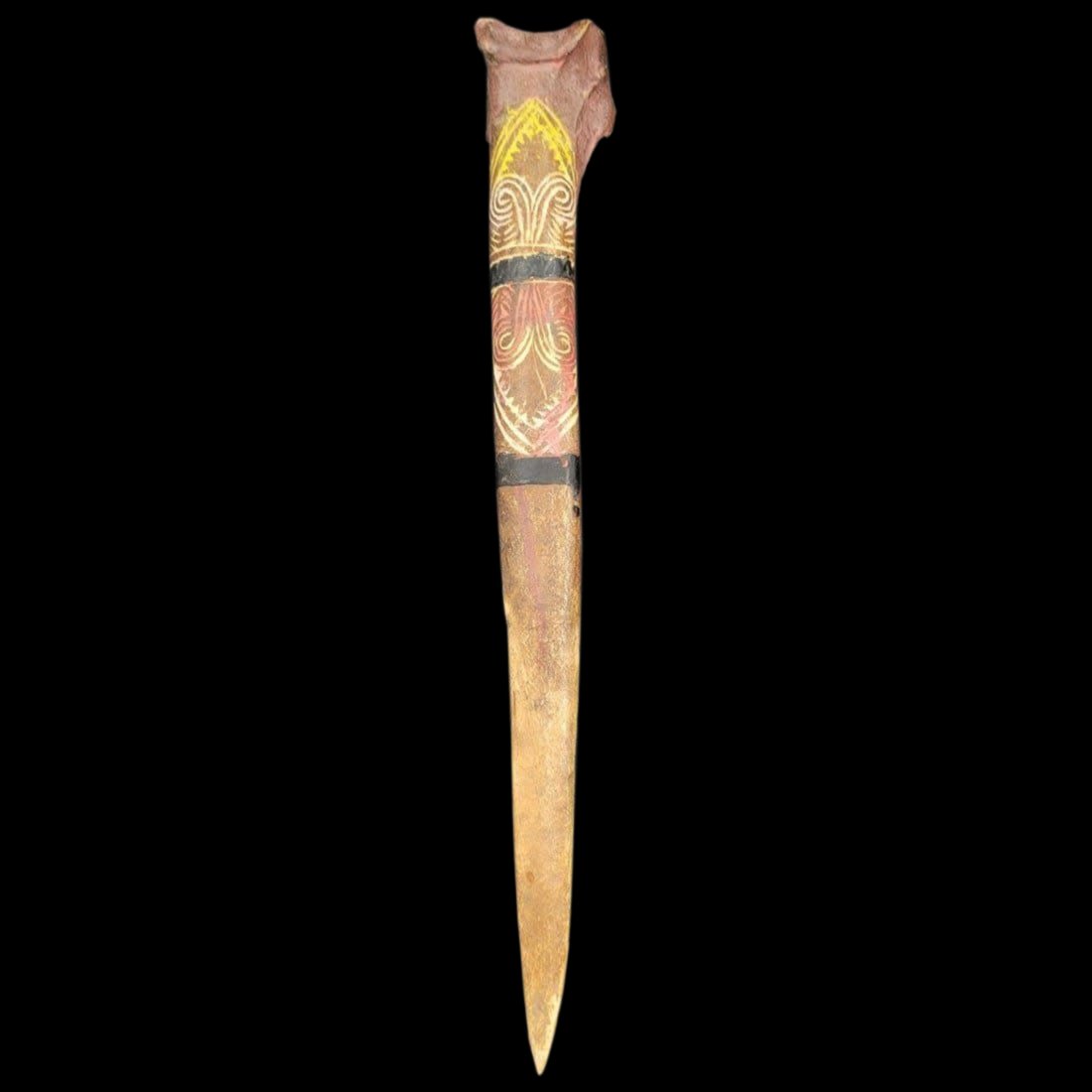 Papua New Guinea Bone Dagger, No Reserves Auction