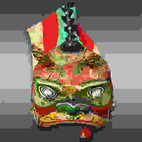 A Small And Old Chinese New Year Dragon Mask Auction