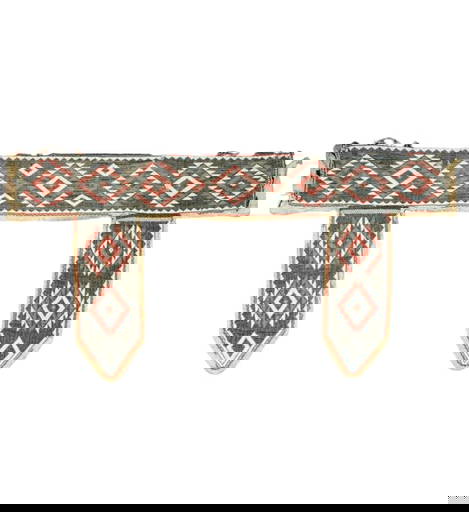 Early Antique Beaded Native American Sash