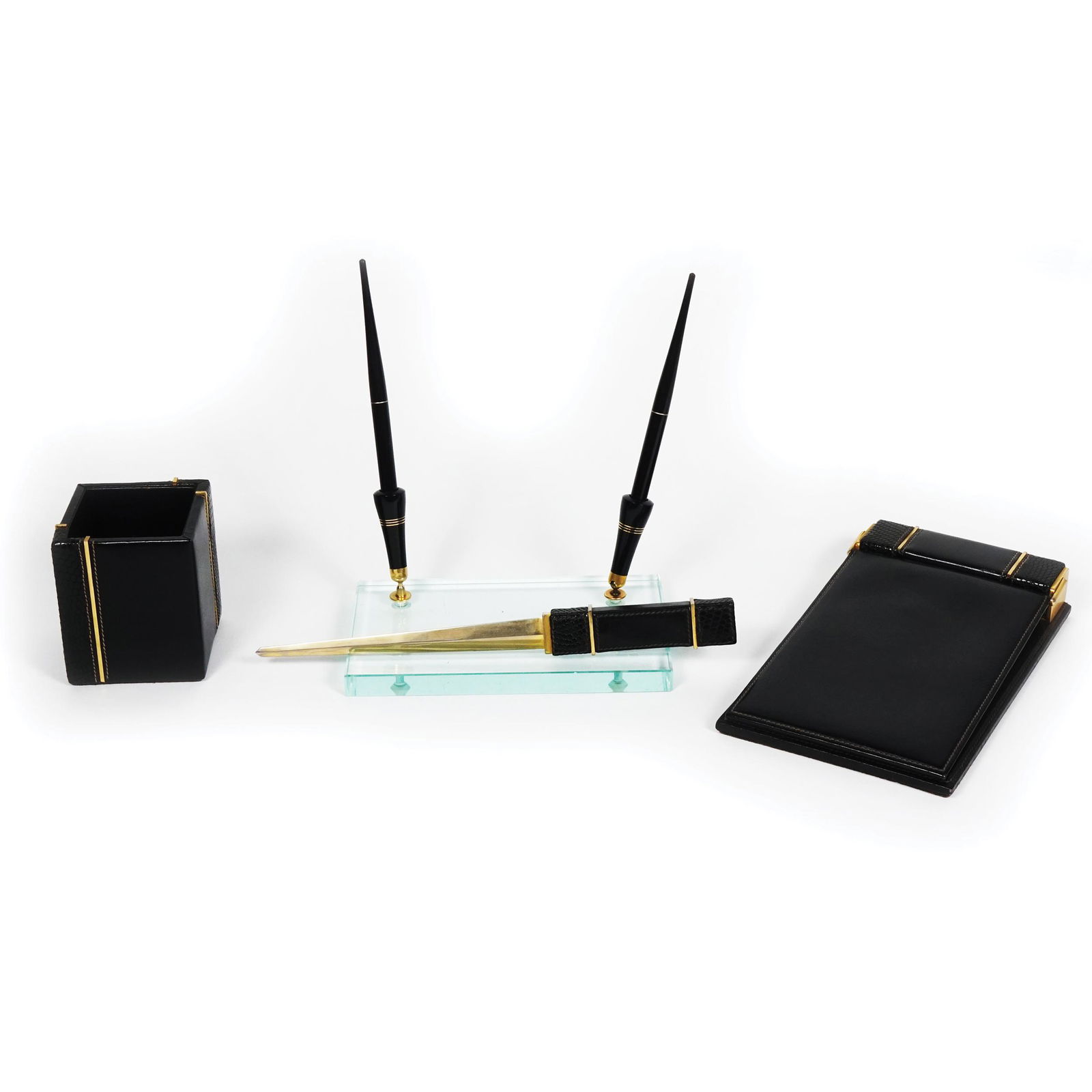 An Italian Gucci black leather writing set - Jul 08, 2021 | Bolli ...