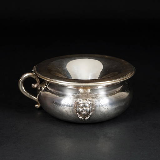 A French Silver Spittoon, 19th Century