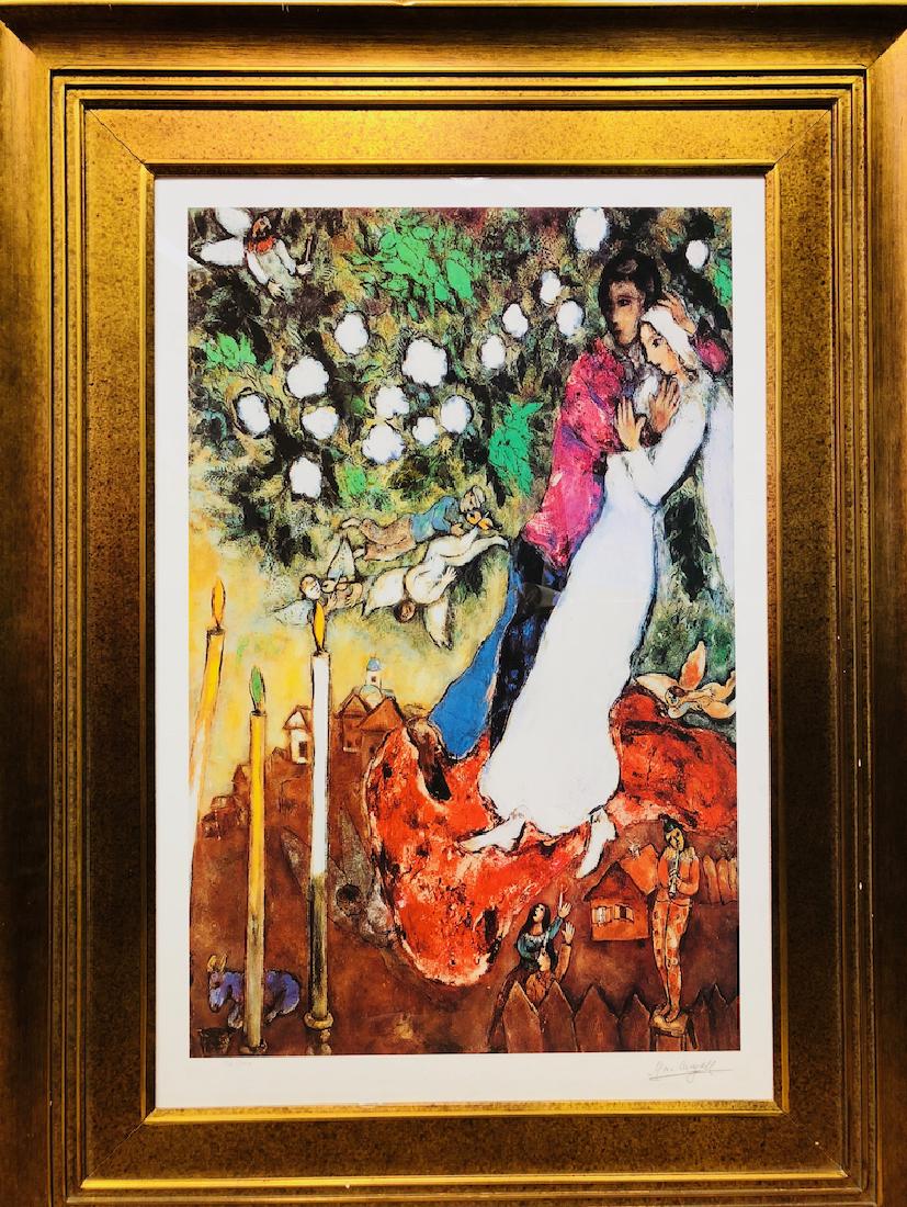 The Three Candles by Marc Chagall