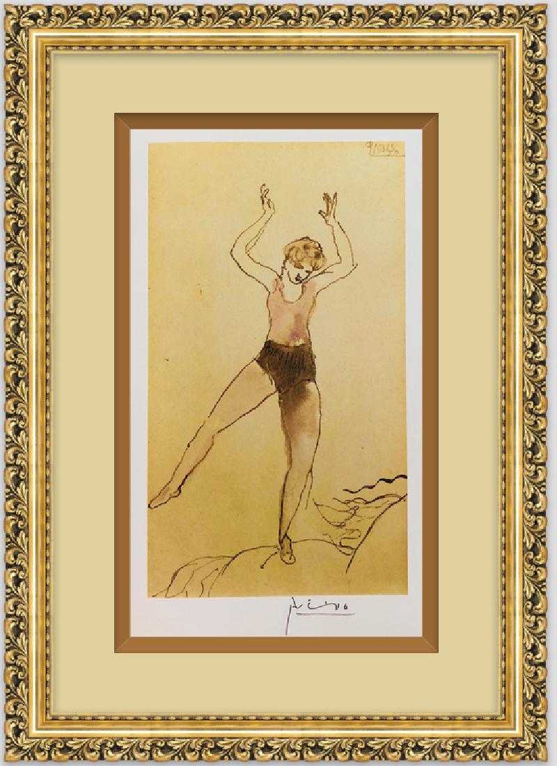 Original Lithograph "circus Rider" By Pablo Picasso,