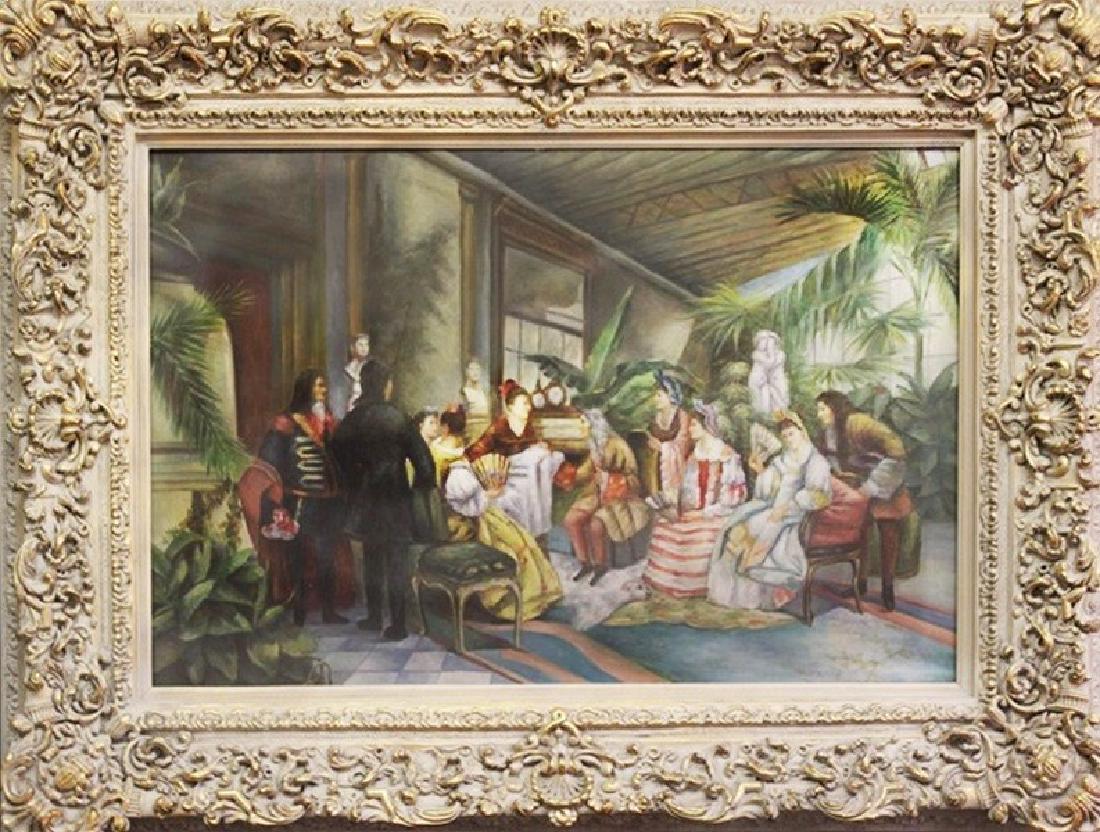 Original Oil Painting - The Argument
