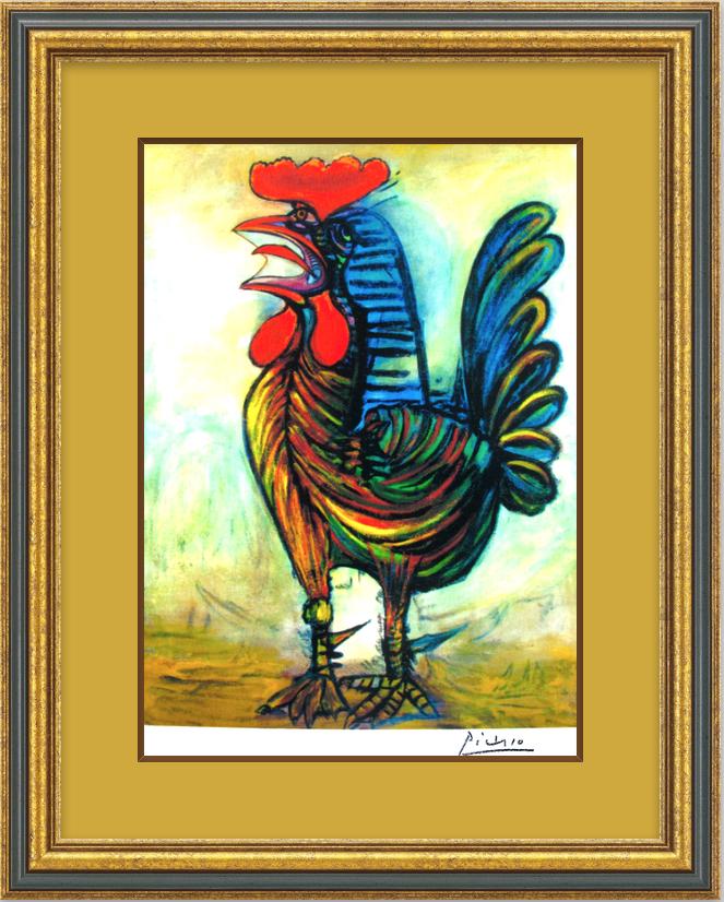 " The Rooster" Pablo Picasso 1938'