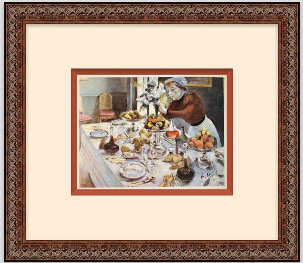 "the Dinner Table( La Desserte)" By Henri Matisse