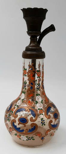 Islamic Ottoman Gold Leaf And Bronze Nargileh/hookah