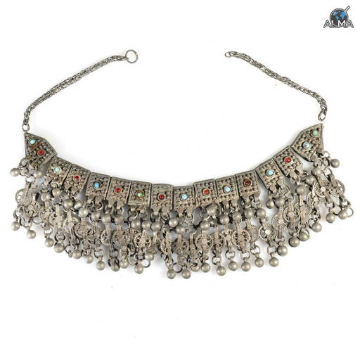A Silver Labbeh Wedding Necklace Yemen 1850 1900