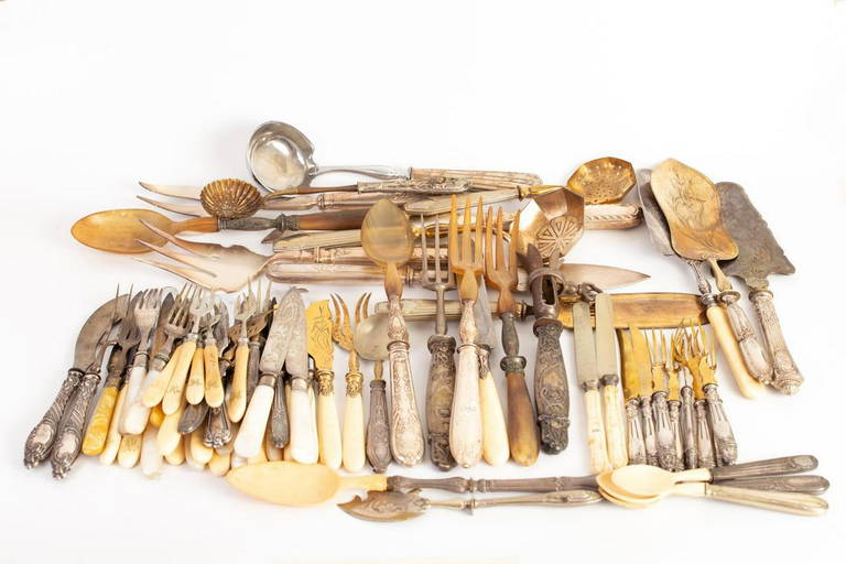 Diverse Assortment Of Kitchenware Made Of Various Materialas (some Made ...