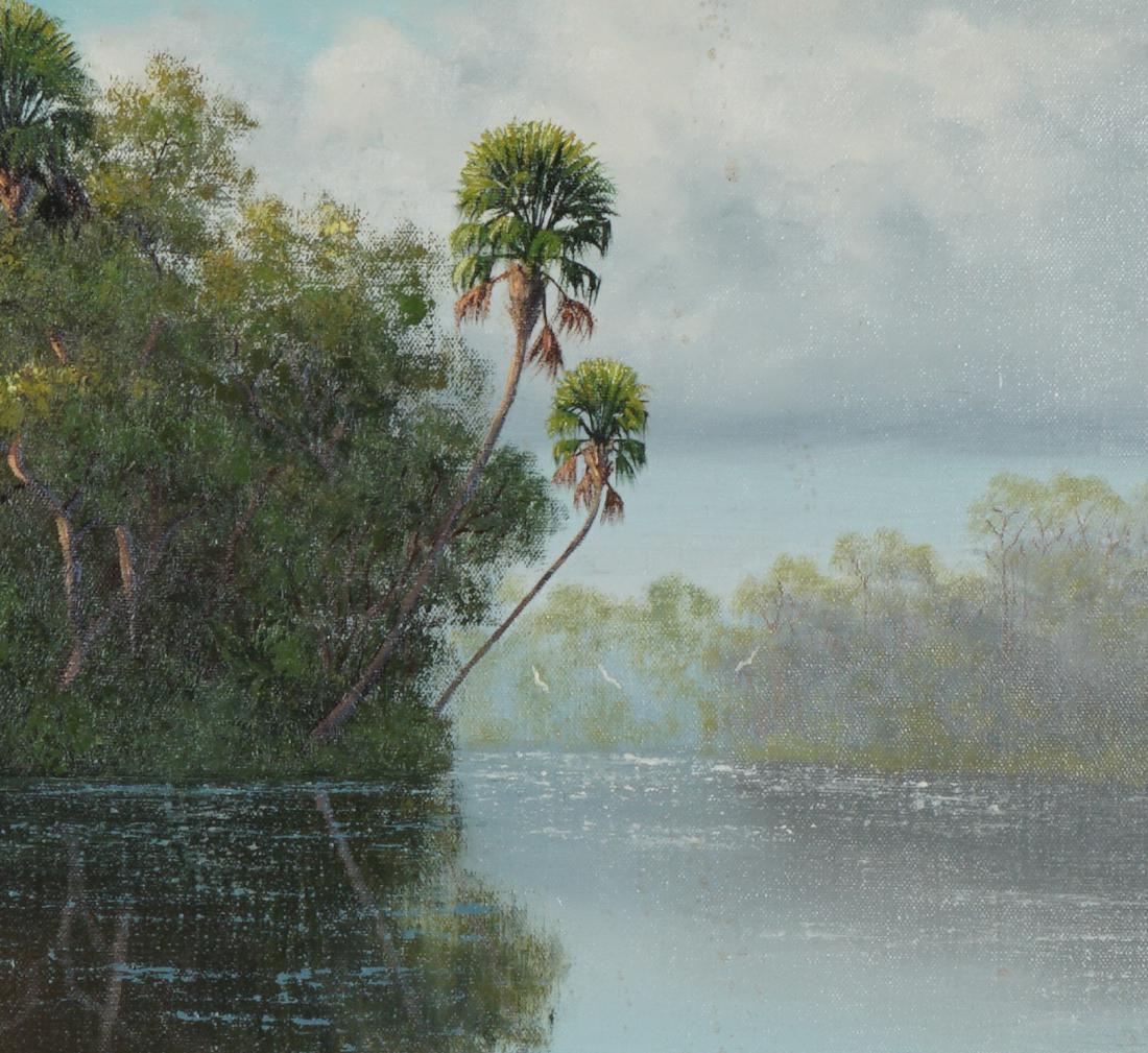 Ellis Buckner Florida Highwaymen River Painting