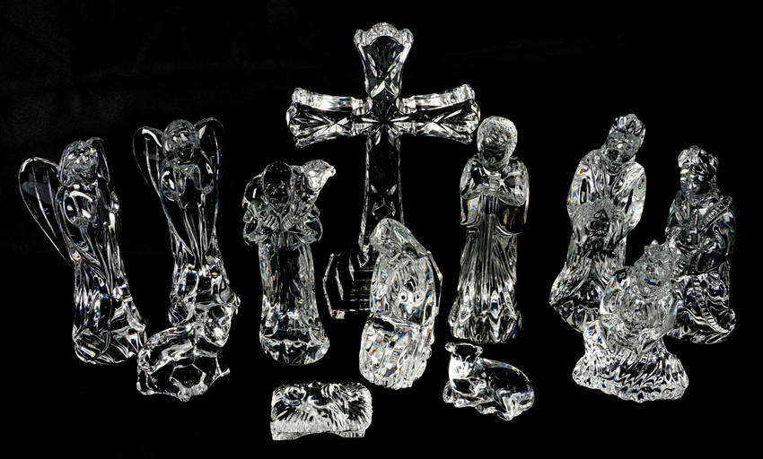 Waterford Crystal Nativity Set