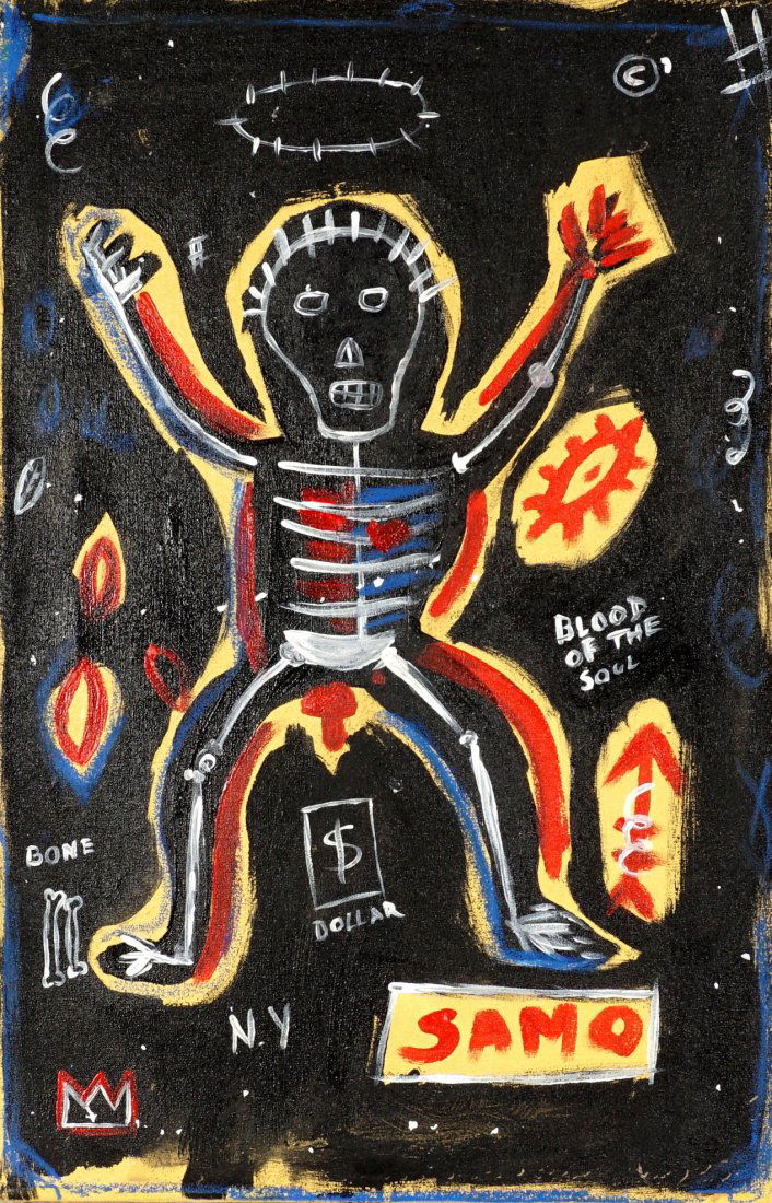 Attrib. Jean-Michel Basquiat Samo Painting - Mar 08, 2020 | Amero ...