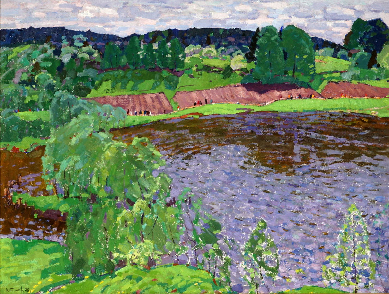 1978 Nikolai Timkov River Mesta Landscape Painting - May 31, 2020 ...