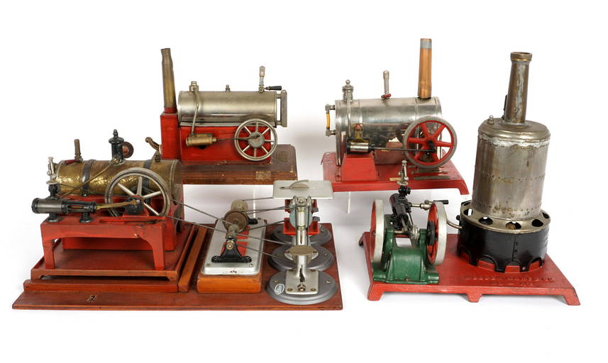 Four Vintage Weeden Steam Engines