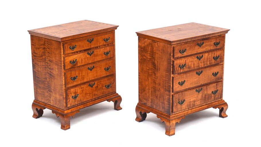 Pair of D.R. Dimes Four Drawer Chests - Aug 22, 2021 | Amero Auctions in FL