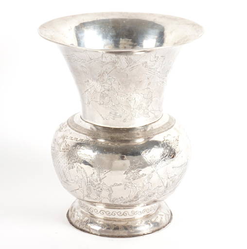 Chinese Export Silver Story Vase - Jan 23, 2022 | Amero Auctions in FL