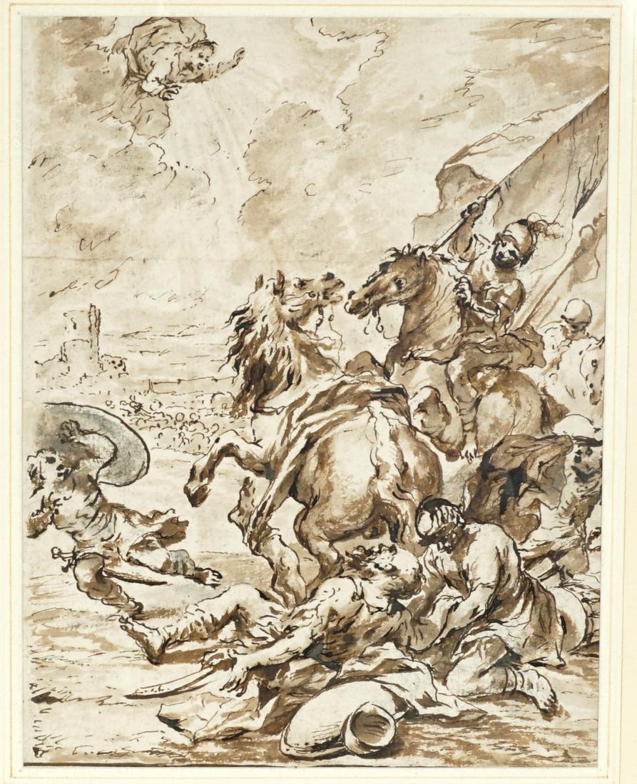 Italian Old Master Conversion of St. Paul Drawing | Barnebys