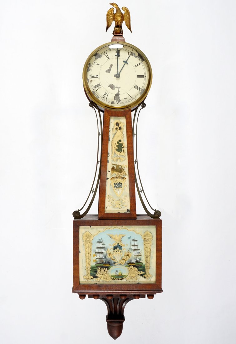 A. Stowell & Co. Banjo Clock | Barnebys