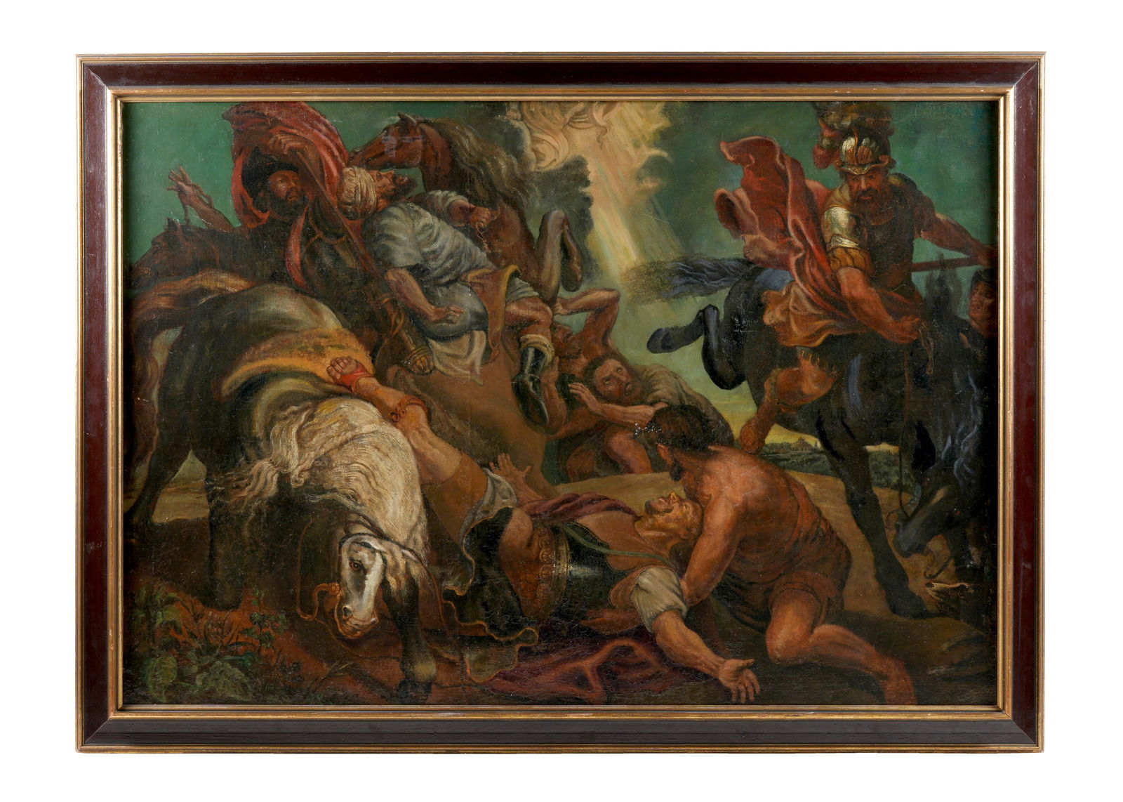 Old Master Style Conversion Of St. Paul Painting Auction