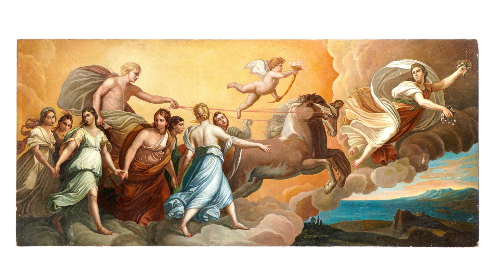 After Guido Reni L'aurora Painting Aurora & Apollo Auction