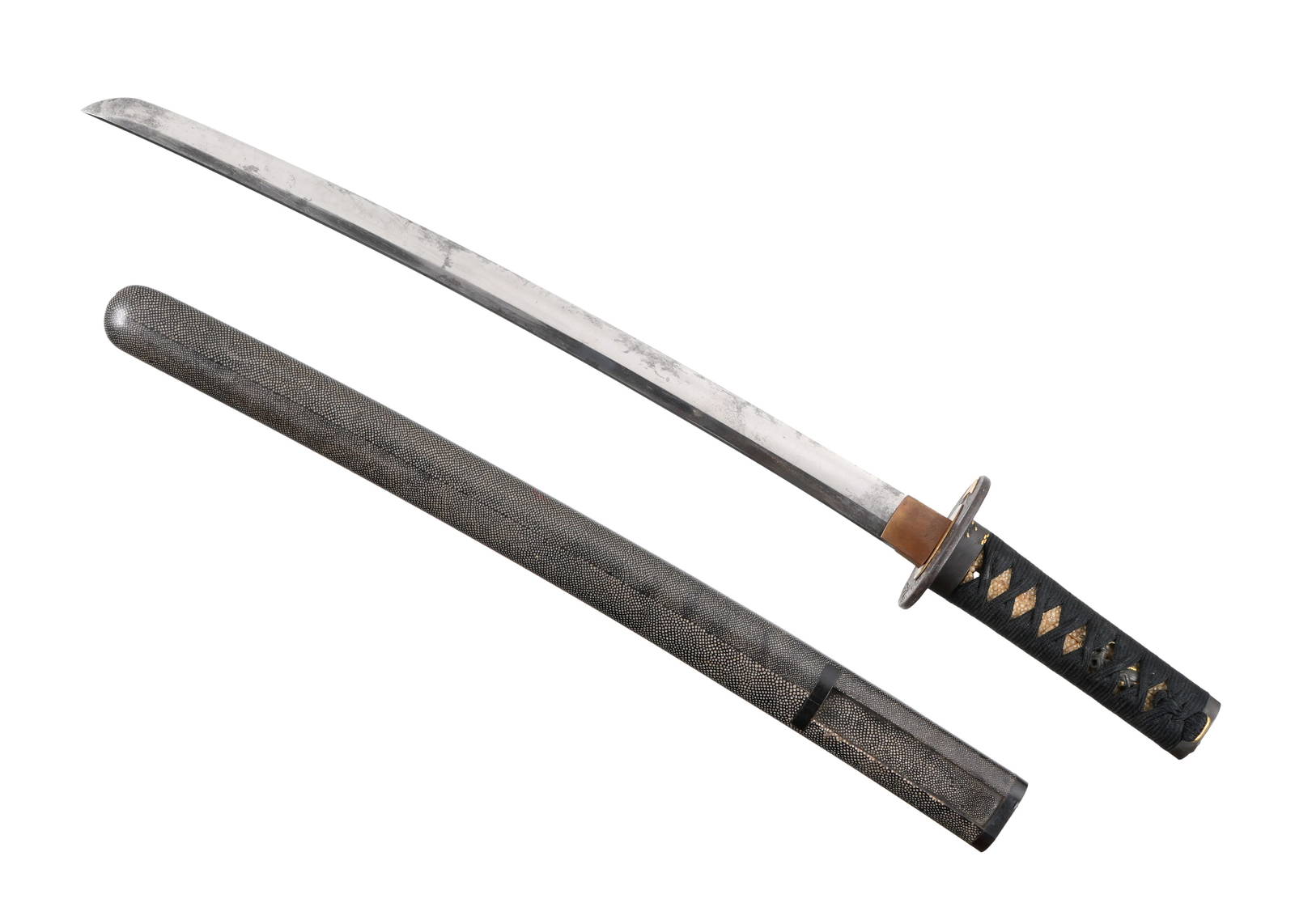 Antique Japanese Buke Zukuri Wakizashi Sword Auction