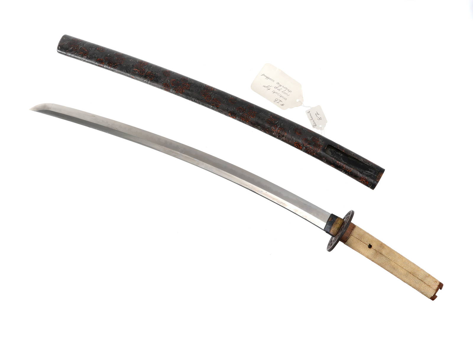 Antique Japanese Buke Zukuri Wakizashi Sword Auction