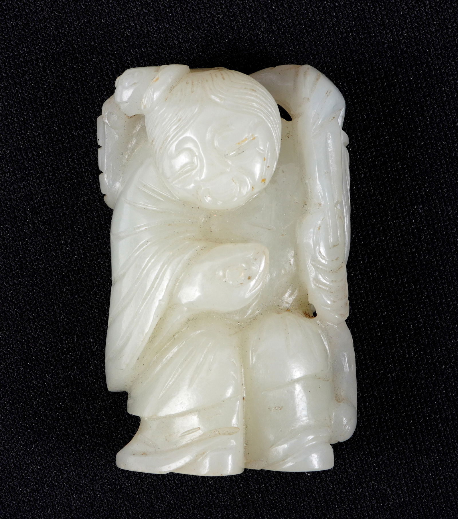 Chinese Carved Jade Figure Auction